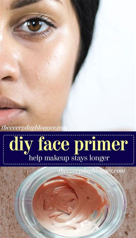 Diyfaceprimer Is Super Easy To Make At Home It Helps Your Makeup Go