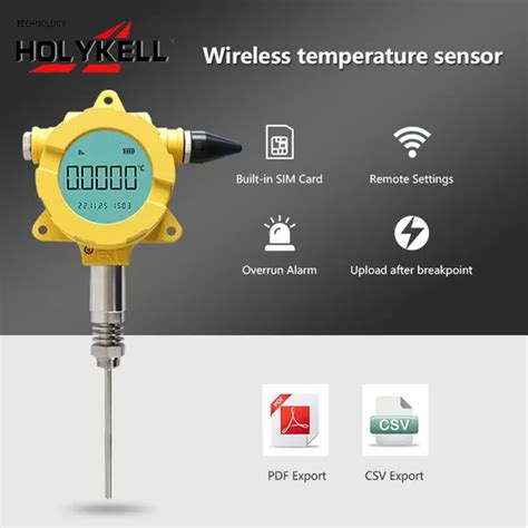 Holykell IP GPRS Nb Iot Lorawan Modbus Wireless Remote Water Temperature Sensor Sensor And