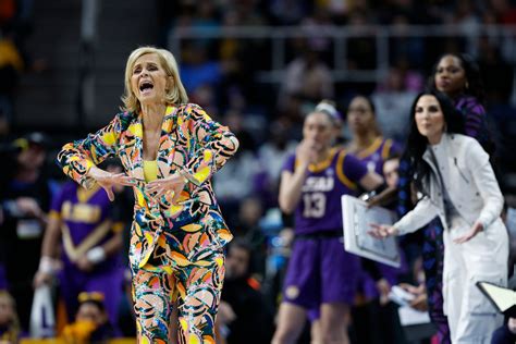 Power Ranking All Of Kim Mulkeys March Madness Outfits At Lsu