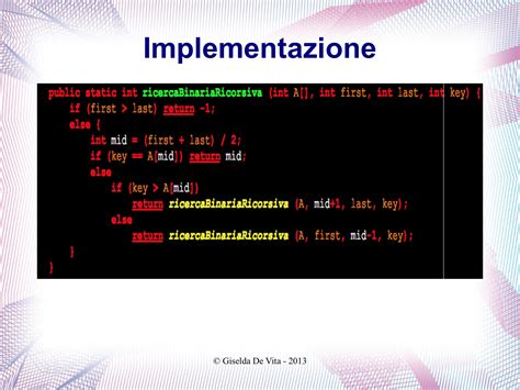 La Ricorsione Ricerca E Ordinamento