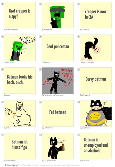 That Creeper Is A Spy Drawception