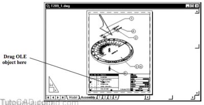 Object Linking Embedding OLE Tutorial AutoCAD