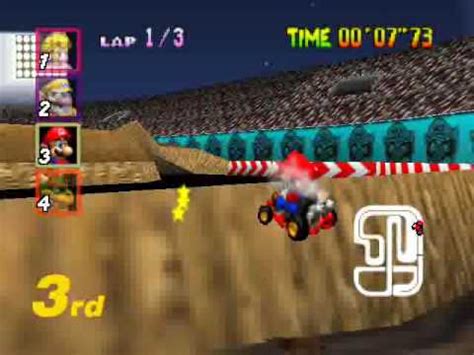 Mario Kart 64 Shortcut Wario Stadium Youtube