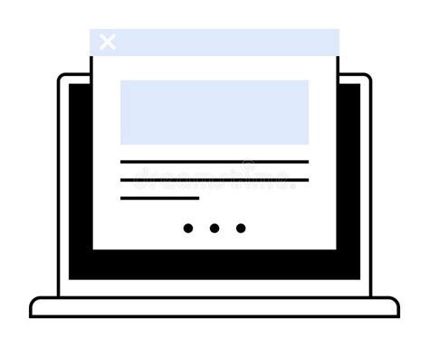 laptop screen with open web browser window displaying a document or