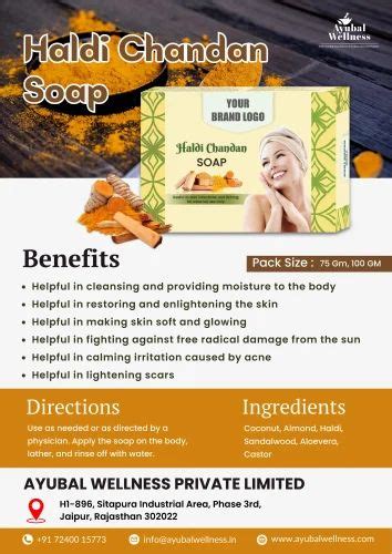 Handmade Ayurvedic Soap Packaging Size 75gm At ₹ 30piece In Jaipur