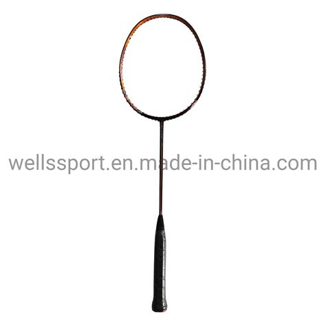 Full Carbon Graphite Professional Badminton Racket With Light Weight Badminton Racket And