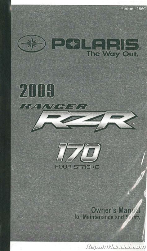 2009 Polaris Ranger Rzr 170 Owners Manual