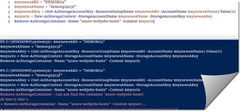 Remove Azstoragecontainer Azure Lessons