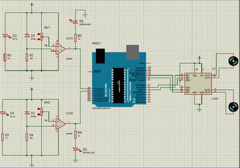 The Circuit For Line Tracking Robot Figure 4 The Real Circuit Download Scientific Diagram