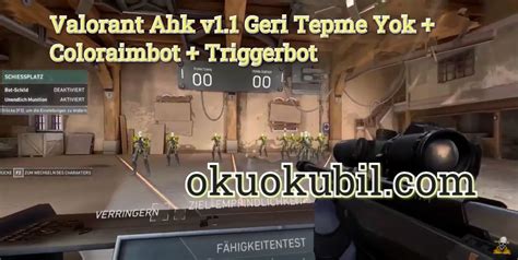 Valorant Ahk V11 Geri Tepme Yok Coloraimbot Triggerbot Scrip