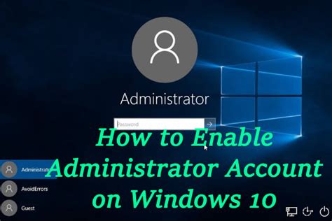 How To Create Administrator Account In Windows 10 Minitool Partition