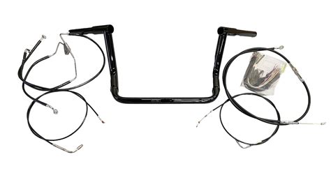 Naked Bagger Bars And Cable Kit 96 2007 Harley Touring Road 6 Customs