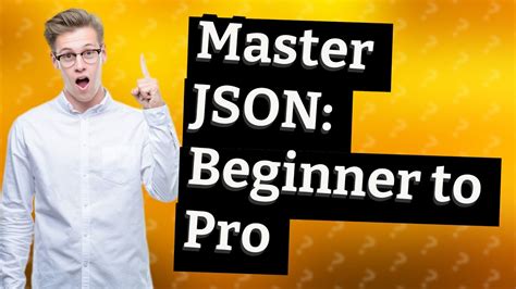 how can i master json from the ground up youtube