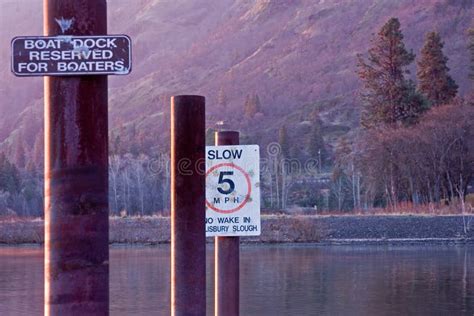 Boating Rules Stock Image Image Of Launch Dock Signs 13191273
