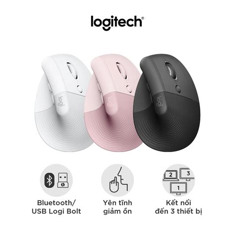 Chu T C Ng Th I H C Kh Ng D Y Logitech Lift Vertical Bluetooth Usb Gi M N Windows Mac