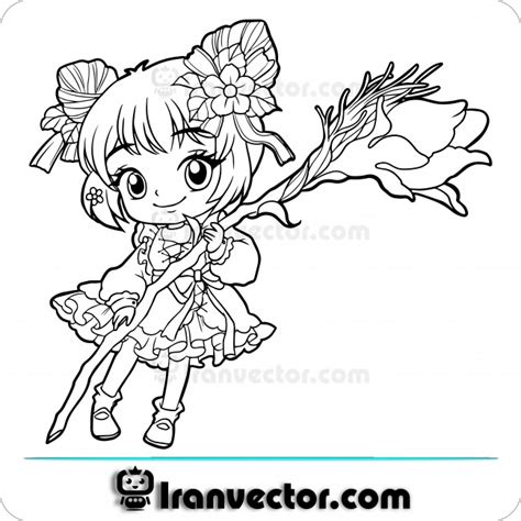 وکتور دختر 60 ایران وکتور