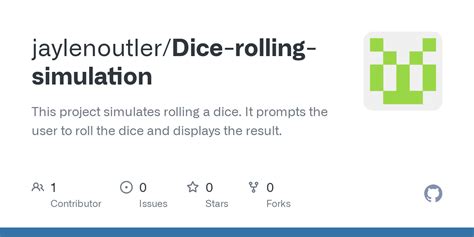 Dice Rolling Simulationpresentationpdf At Main · Jaylenoutlerdice