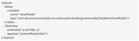 Android Data Binding With Recyclerviews And Mvvm A Clean Coding
