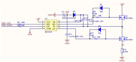 三相电机驱动电路 电机驱动电路 大山谷图库