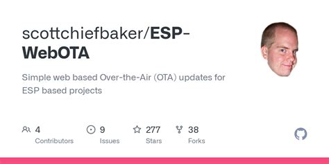 Github Scottchiefbakeresp Webota Simple Web Based Over The Air Ota