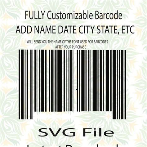 Barcode Etsy