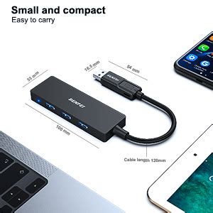 BENFEI USB 3 0 Hub USB C Hub 4 Port USB 3 0 Compatible For MacBook Mac Pro Mac Mini IMac