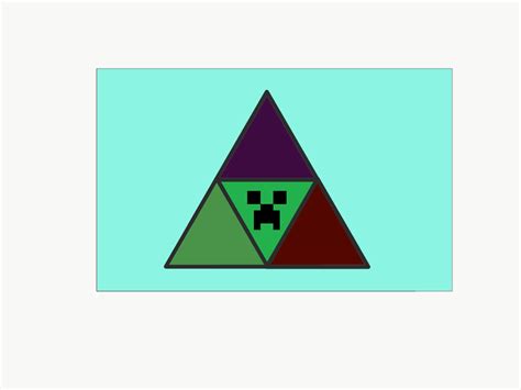 A Flag For The Minecraft Gamers That I Made The Triangle Colors Are The