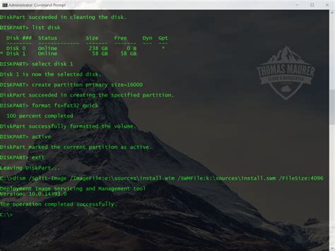 Create A Usb Stick For Windows Server 2016 Installation Thomas Maurer