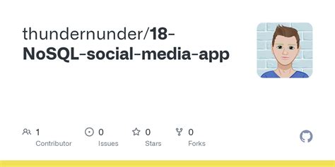 Github Thundernunder18 Nosql Social Media App