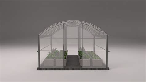 3d Greenhouse Model Turbosquid 2034603
