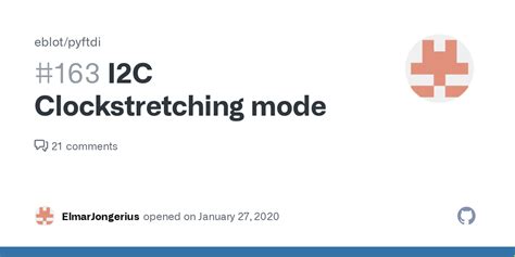 I C Clockstretching Mode Issue Eblot Pyftdi GitHub