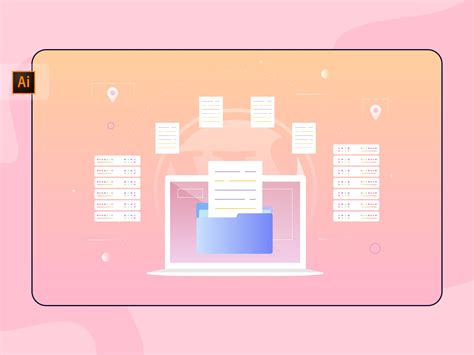 Web Hosting Migration Illustration Migrations Data Migration