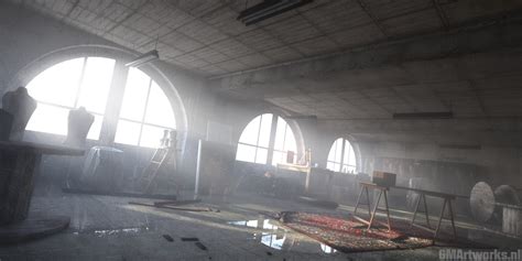 Abandoned Art Studio 3d Render Digital Art By Gmartworks
