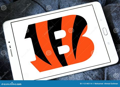 Logotipo Americano Del Equipo De Fútbol De Los Cincinnati Bengals