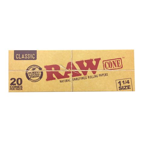 Raw Classic Cones 1 14 20ct