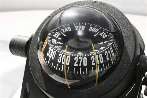 Premium Photo Compass On The Yacht Or Ship