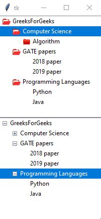 Python 3 X Can I Style Treeview Hierarchy Buttons Stack Overflow