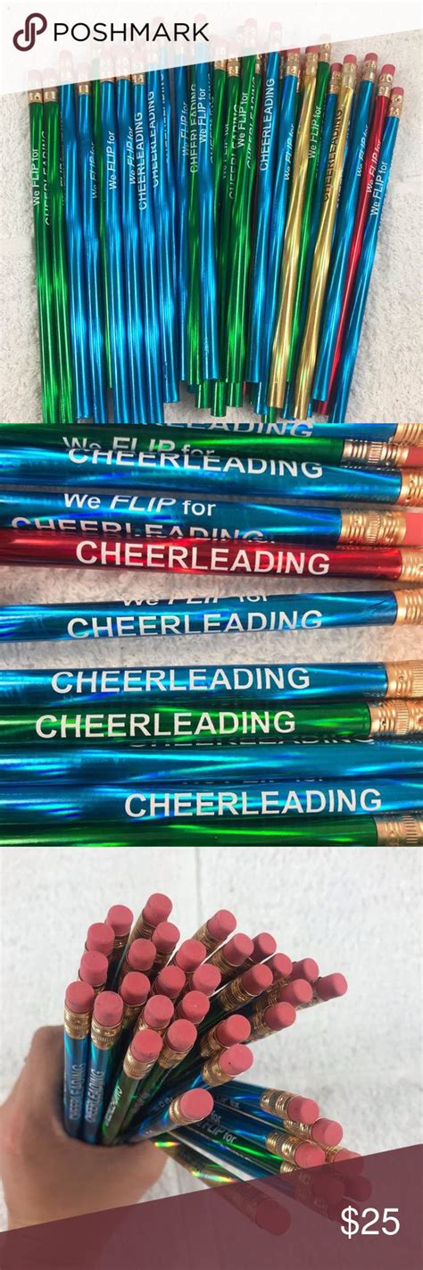 Pc Multi Color Cheerleading Pencils