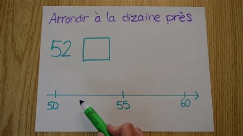 Mathématique Arrondir Un Nombre à La Dizaine Près En Utilisant La