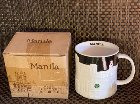 Starbucks Ceramic Relief Mugs Manila Furniture Home Living Kitchenware Tableware Other