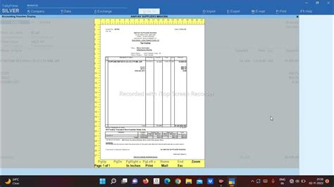 Part-5 |sale invoice print setting in tally prime |how to change format of invoice in tally ...