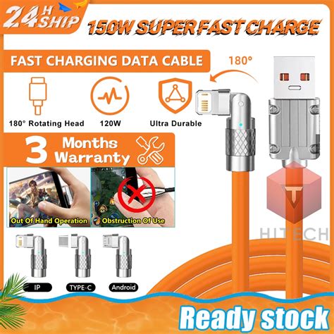 W Charger Cable A W Fast Charging Rotation Cables Micro Usb Fast Charging Cable Ip