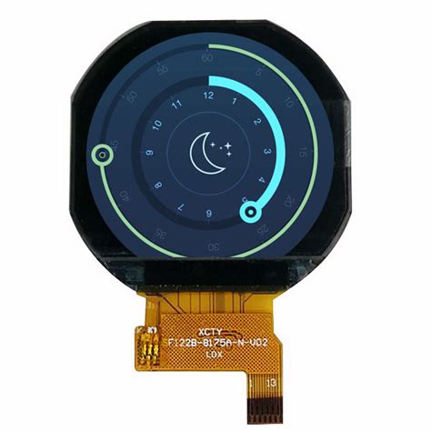Small Circular LCD Display Round LCD Module Spi MCU Interface Inch