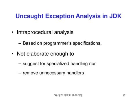 자바 언어를 위한 정적 분석 Static Analyses for Java 99 한국정보과학회 가을학술발표회 튜토리얼 ppt download