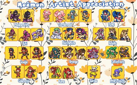 Moemon Sprite List
