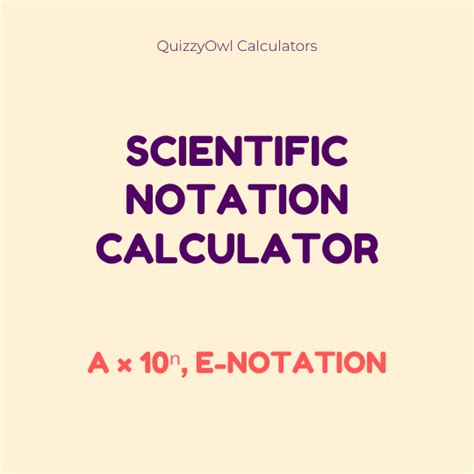 Scientific Notation Calculator Convert To A × 10ⁿ E Notation Sig Fig
