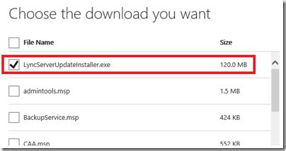 Updating Lync 2013 Jeff Schertz S Blog