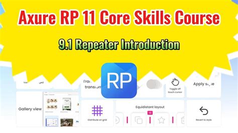 Axure Rp 11 Core Skills Course 91 Repeater Introduction Youtube