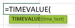 Timevalue Function In Excel Formula Examples How To Use