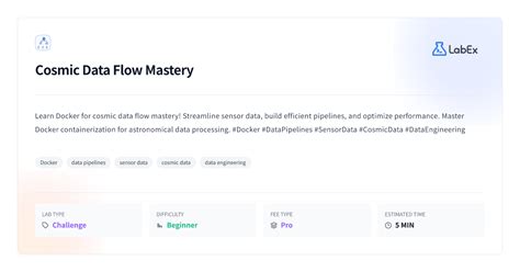 Cosmic Data Flow Mastery Labex